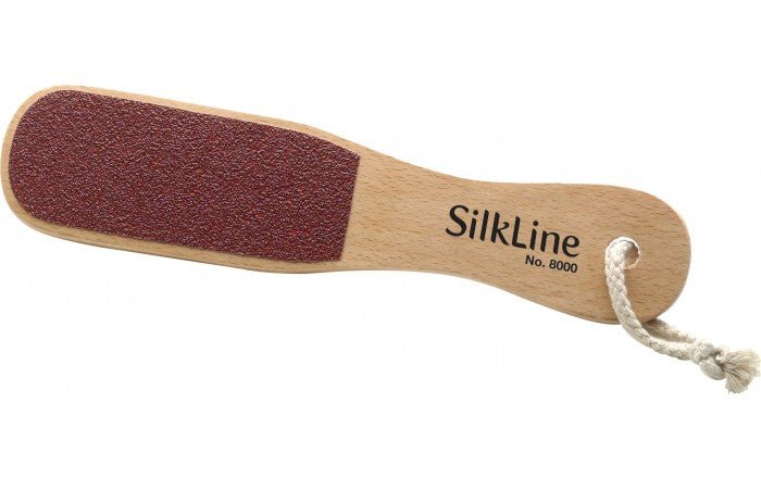 Silkline Professional “WET/DRY” Foot File with Wood Handle